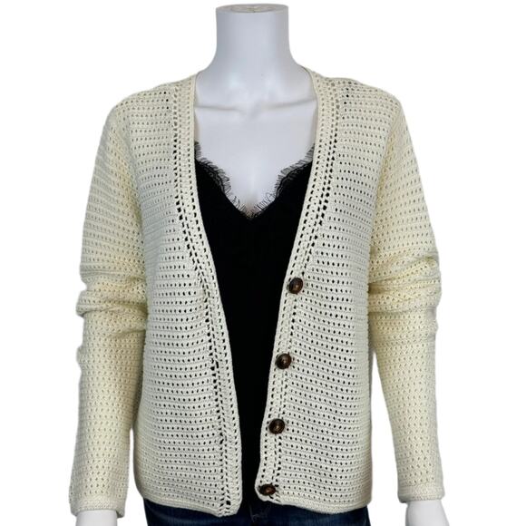 Joie | Sweaters | Joie Cottagecore Open Weave Crochet Cardigan | Poshmark